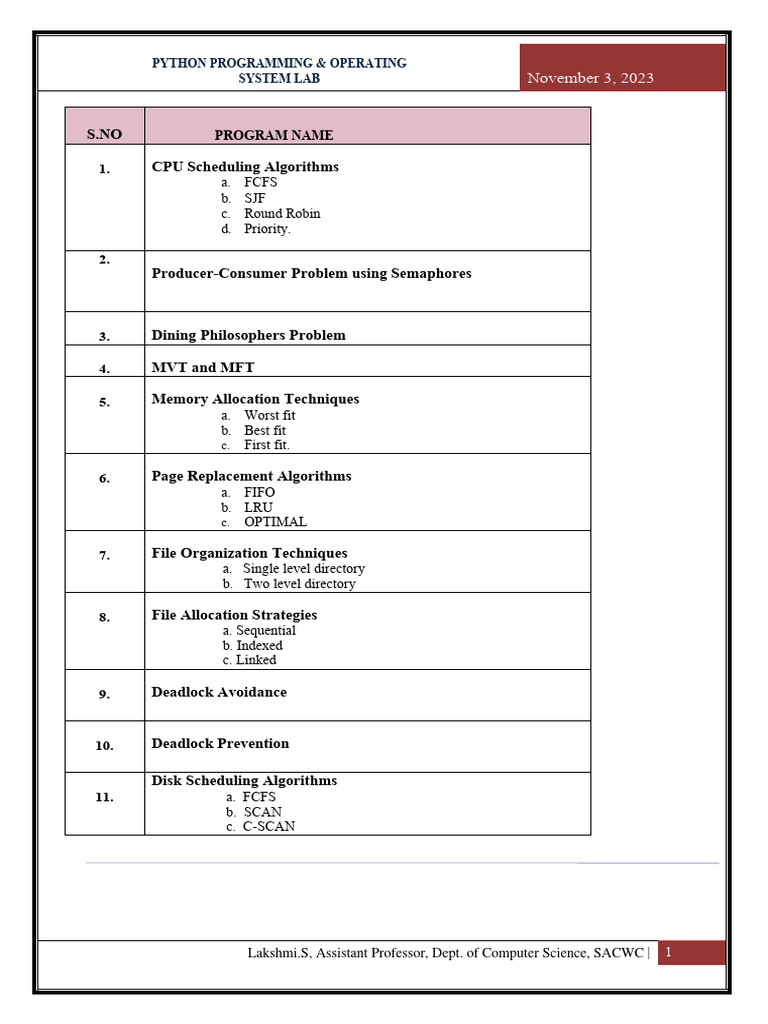 Python Lab Manual | PDF | Python (Programming Language) | Matrix ... Python Lab Manual | PDF | Python (Programming Language) | Matrix ...