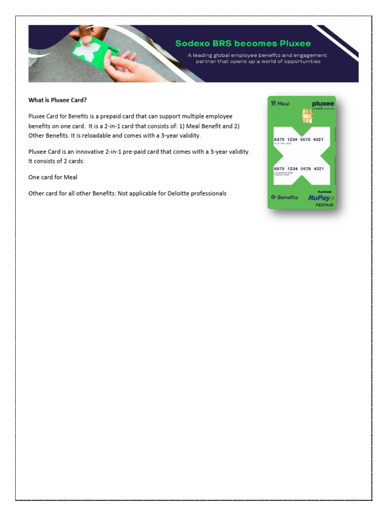 FAQs - Pluxee Benefits | PDF | Personal Identification Number | Credit Card