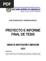 Formato de Tesis USS 2023 | PDF | Estilo apa | Doctorado
