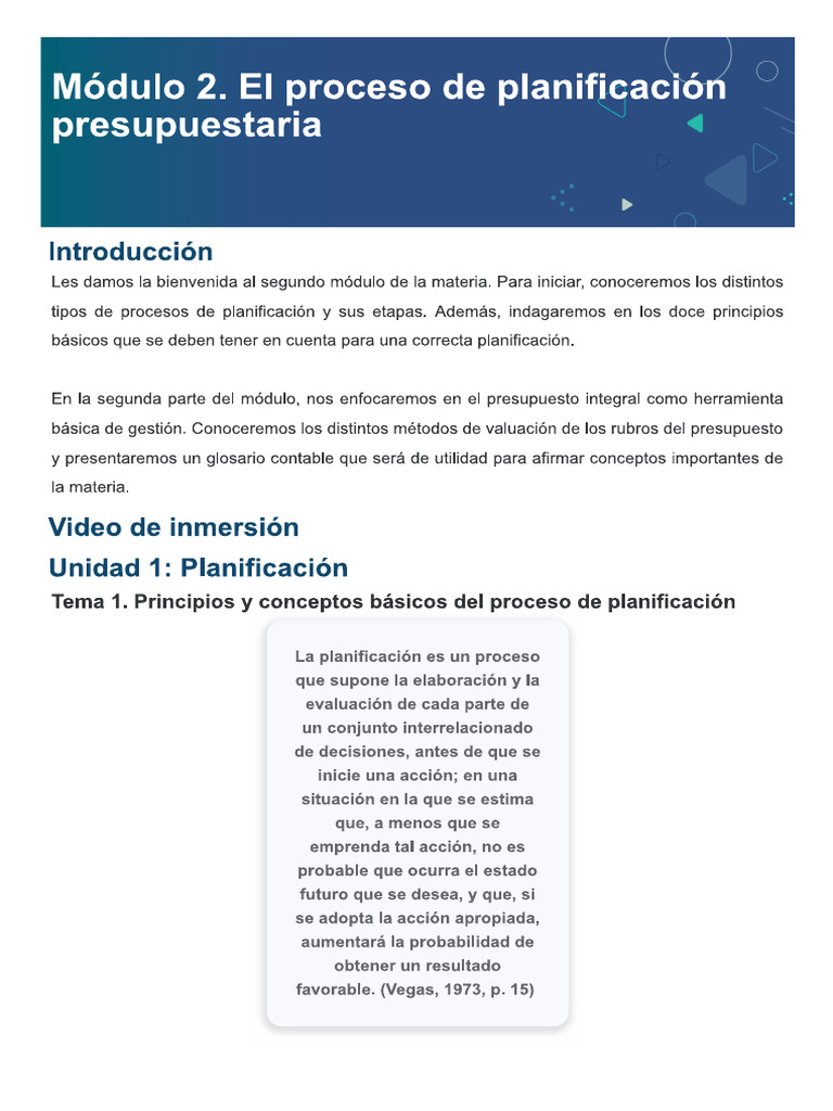 Gestión de Presupuestos Modulo2 | PDF