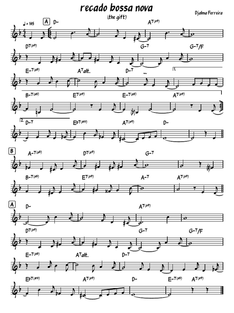 Recado Bossa Nova | PDF