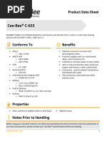 CeeBee Super Bee 300 LF TDS | PDF | Titration | Chemistry