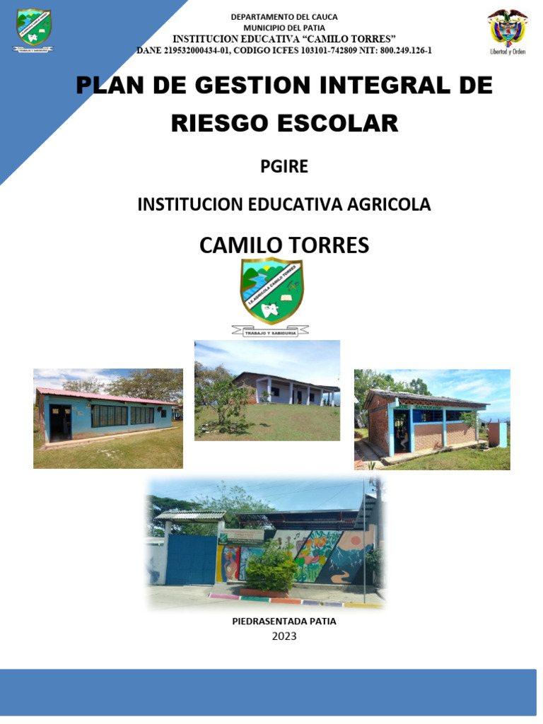 Plan de Gestion Integral de Riesgo Escolar | Descargar gratis PDF ... Plan de Gestion Integral de Riesgo Escolar | Descargar gratis PDF ...