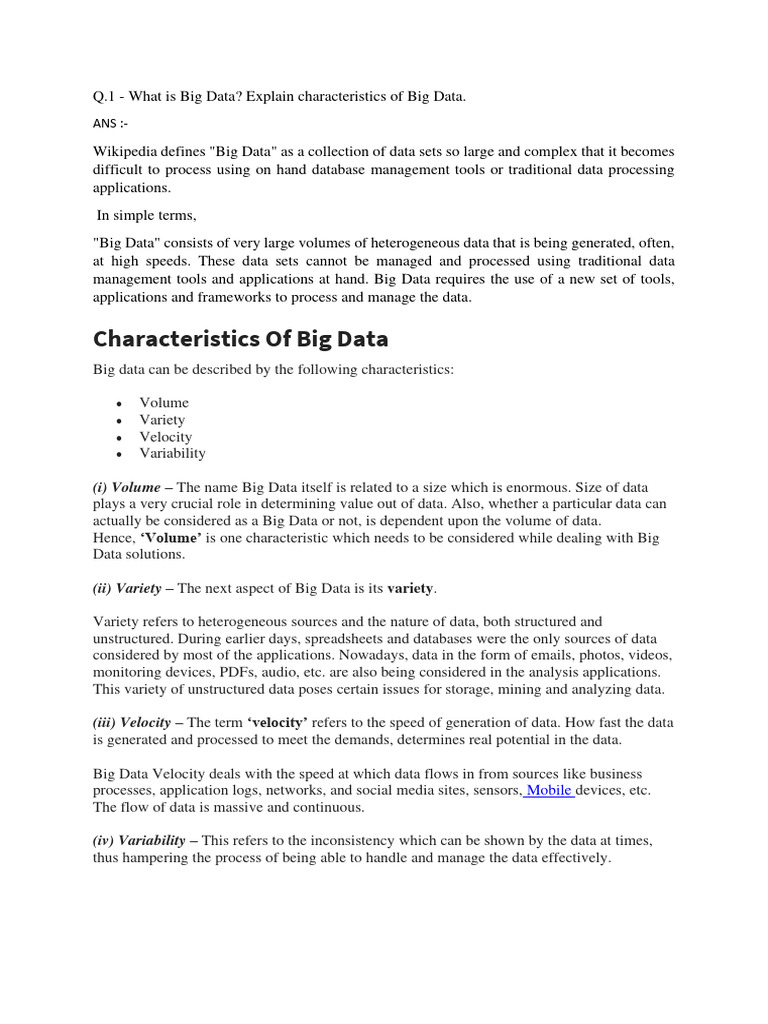 Bda Assignment | PDF | Apache Hadoop | Big Data Bda Assignment | PDF | Apache Hadoop | Big Data