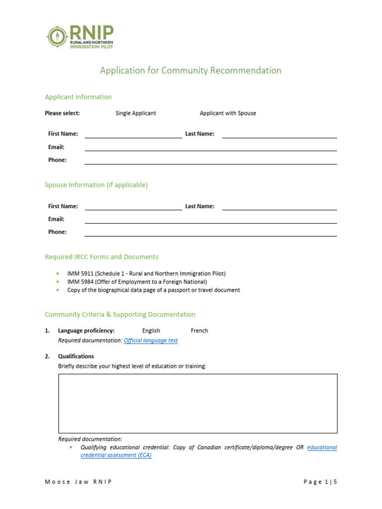 Candidate Application Form 2023 | PDF