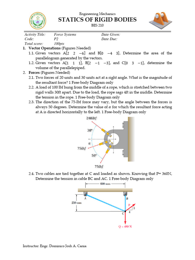 Force Systems | PDF | Force | Euclidean Vector