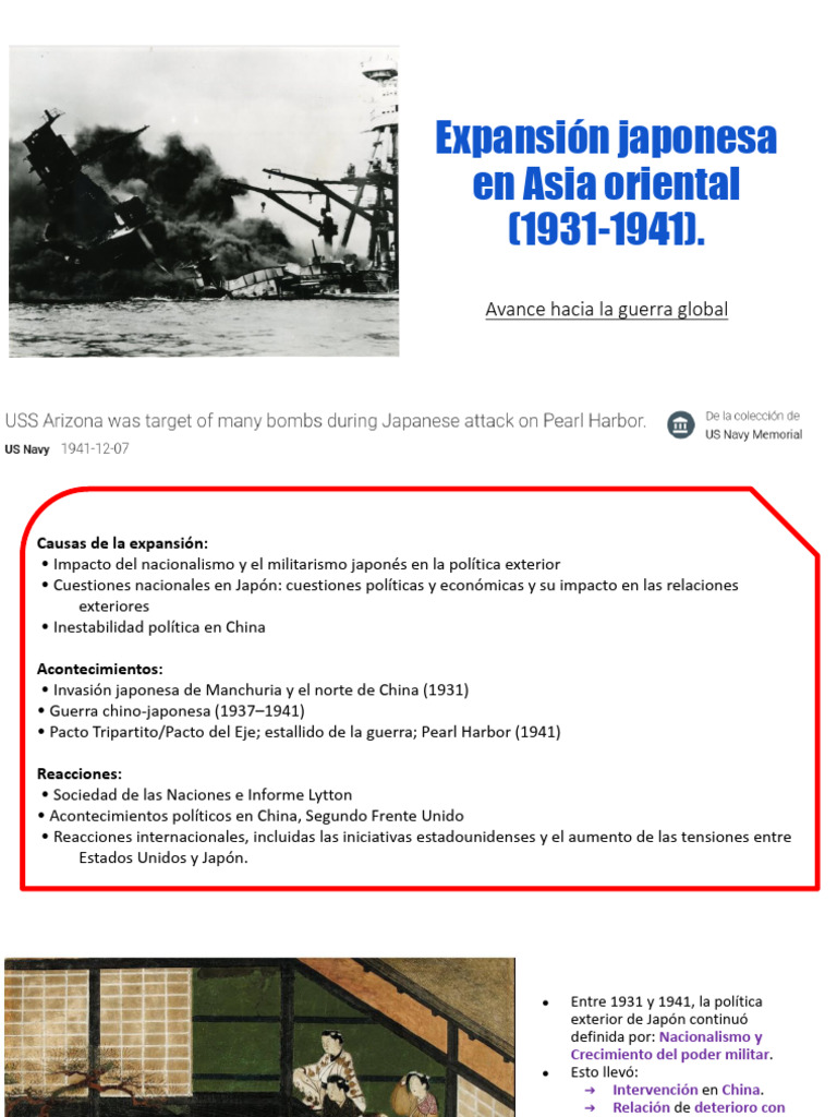 Expansión japonesa en Asia (1931-1941) | PDF | Imperio de japón | Japón