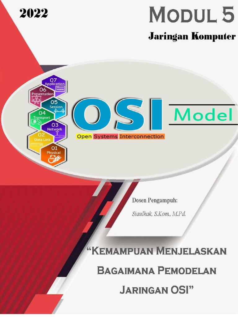 Modul 5 Kemampuan Menjelaskan Bagaimana Pemodelan Jaringan Osi | PDF
