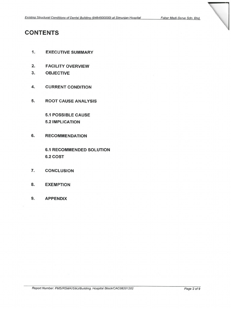 Sample Building Integrity Report | PDF