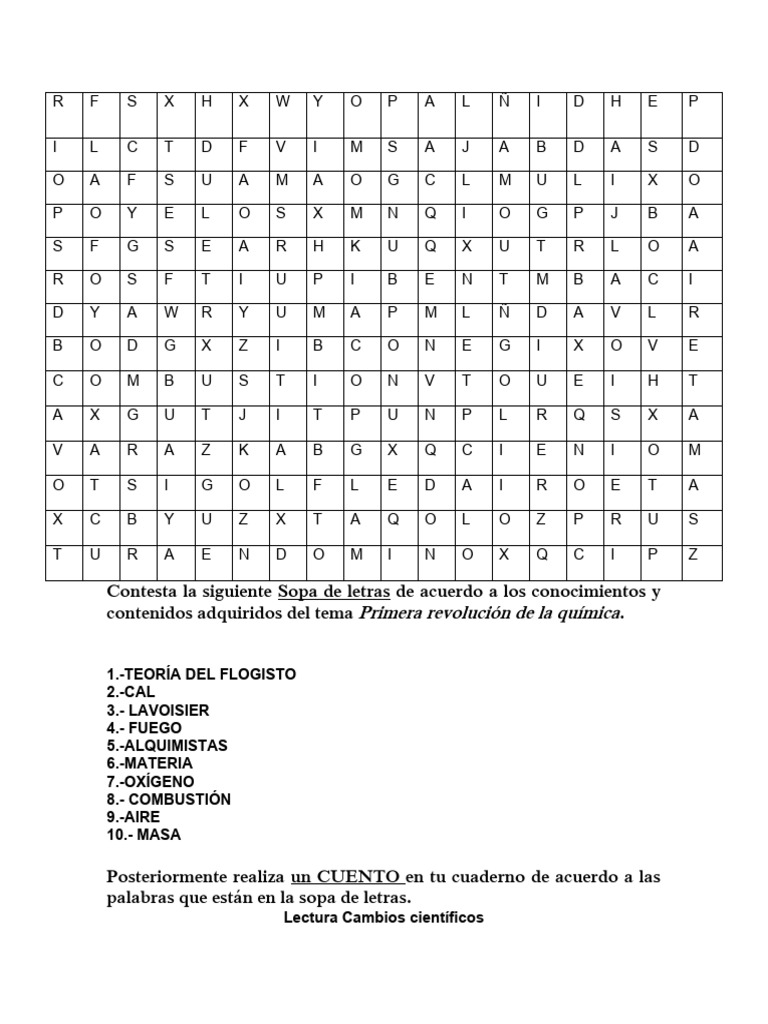 Sopa de Letras | PDF | Incendios | Naturaleza