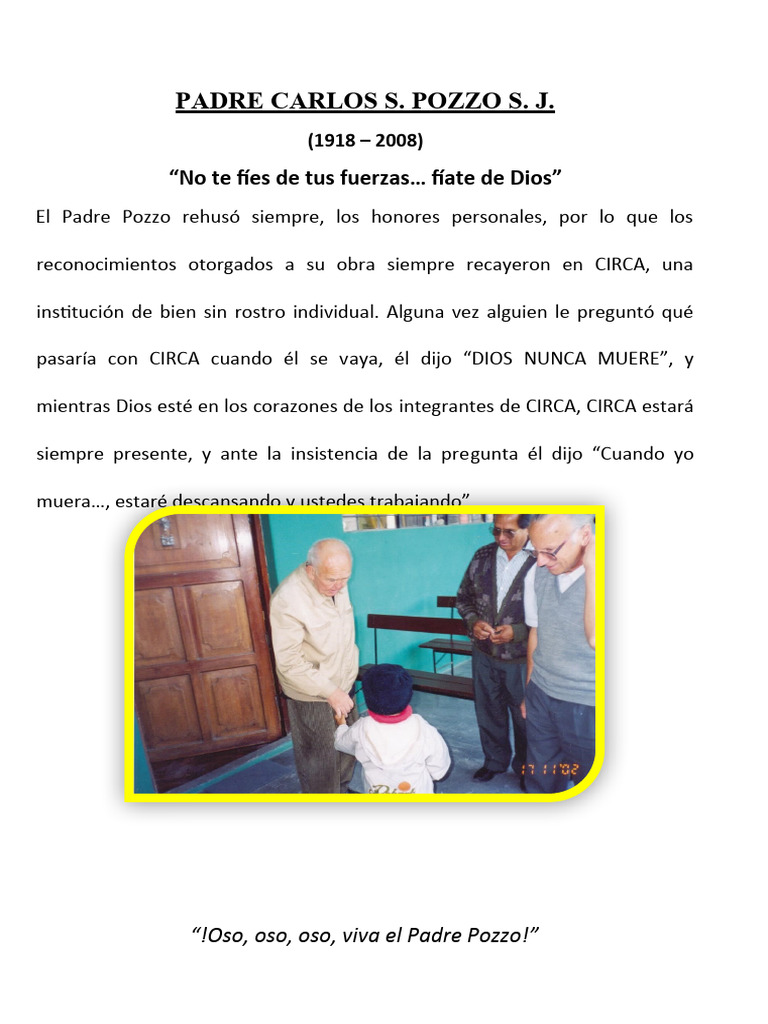 Padre Carlos S. Pozzo | PDF