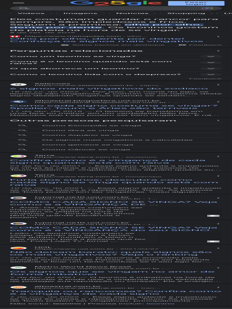 Como o Leonino Se Vinga - Pesquisa Google | PDF | Zodíaco