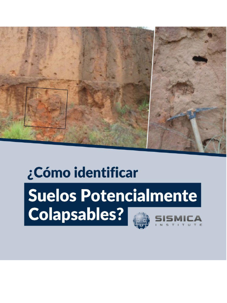 Como Identificar Suelos Potencialmente Colapsables | PDF