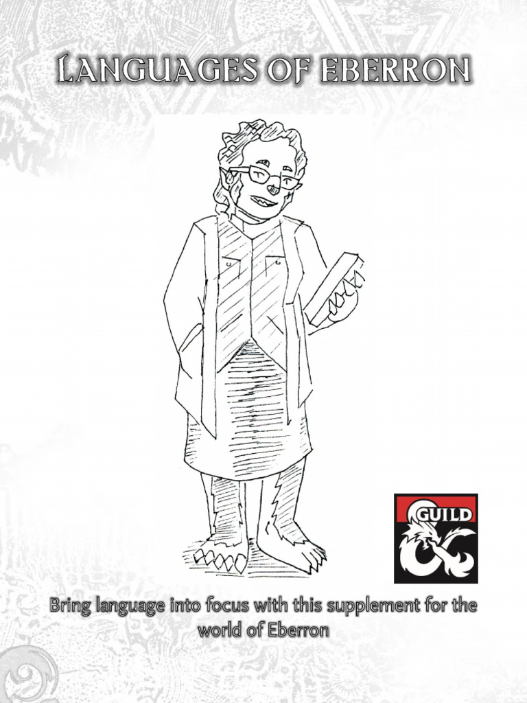 Languages of Eberron | PDF | Dungeons & Dragons