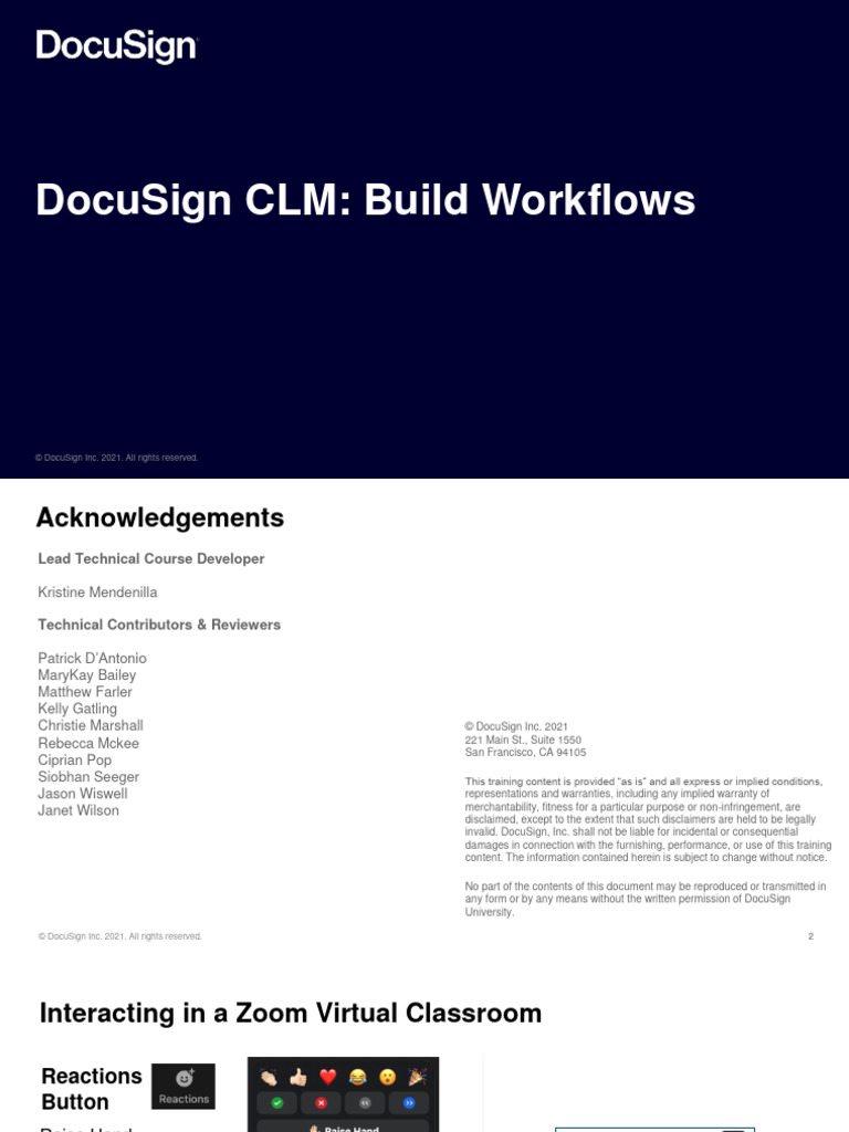 DocuSign CLM Build Workflows | PDF | Business Process | Computer File DocuSign CLM Build Workflows | PDF | Business Process | Computer File