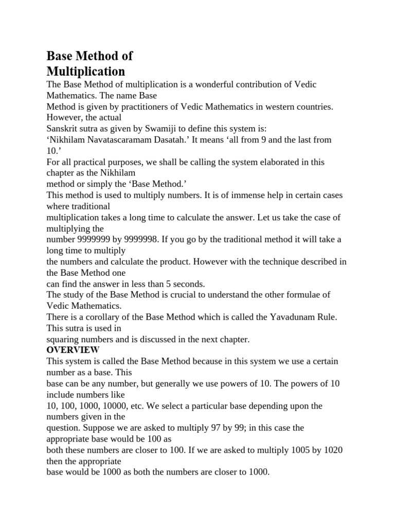 Base Method of | PDF