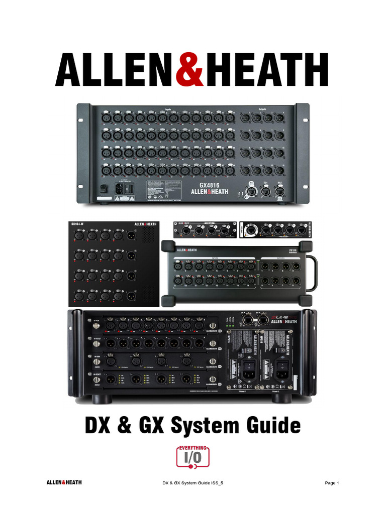 DX GX System Guide ISS 5 | PDF | Network Switch | Ethernet