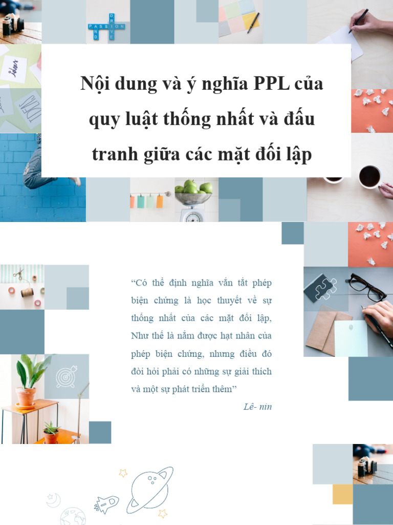 Noi Dung Va y Nghia PPL Cua Quy Luat Thong Nhat Va Dau Tranh Giua Cac ...