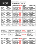 Study Timetable for Class 11 | PDF