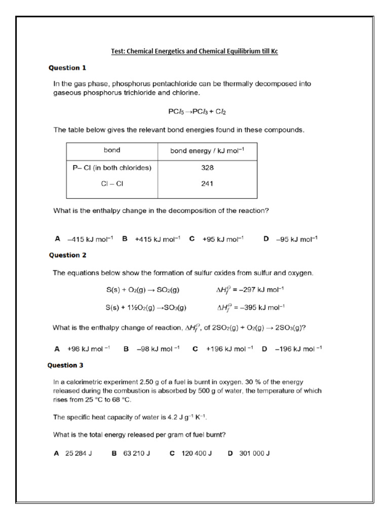 MCQs Test | PDF