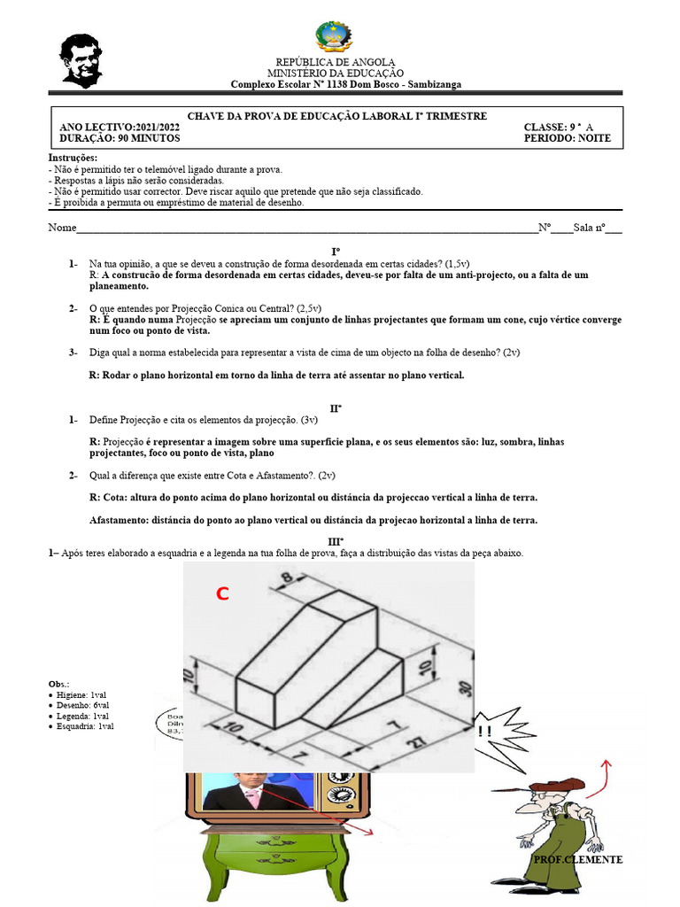Chave Da Prova 9a Ed. Laboral | PDF