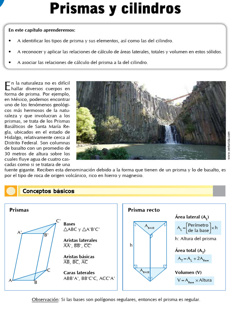 Apoyo 4 Prisma Cilindro | PDF | Geometría euclidiana | Formas geométricas