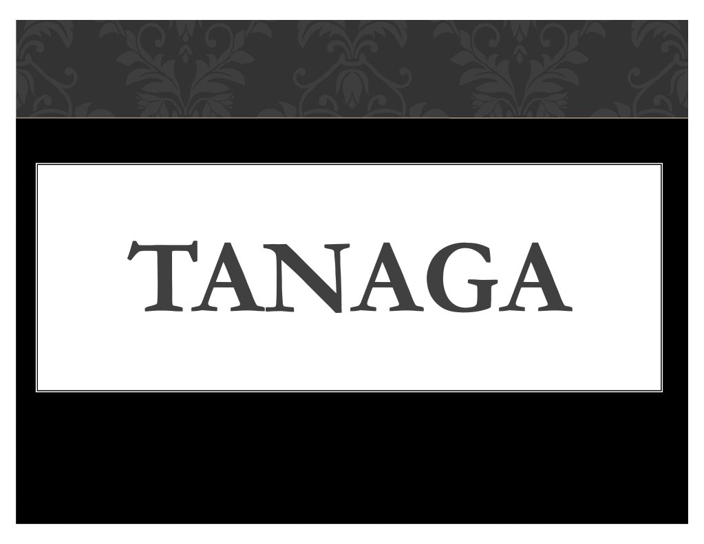 TANAGA | PDF