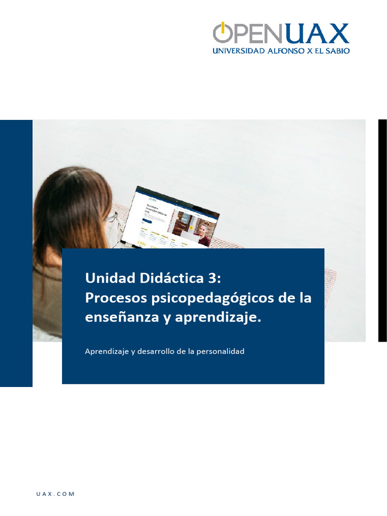 UD 3 ADP - Andrea Perez Rodriguez | PDF | Aprendizaje | Enseñando