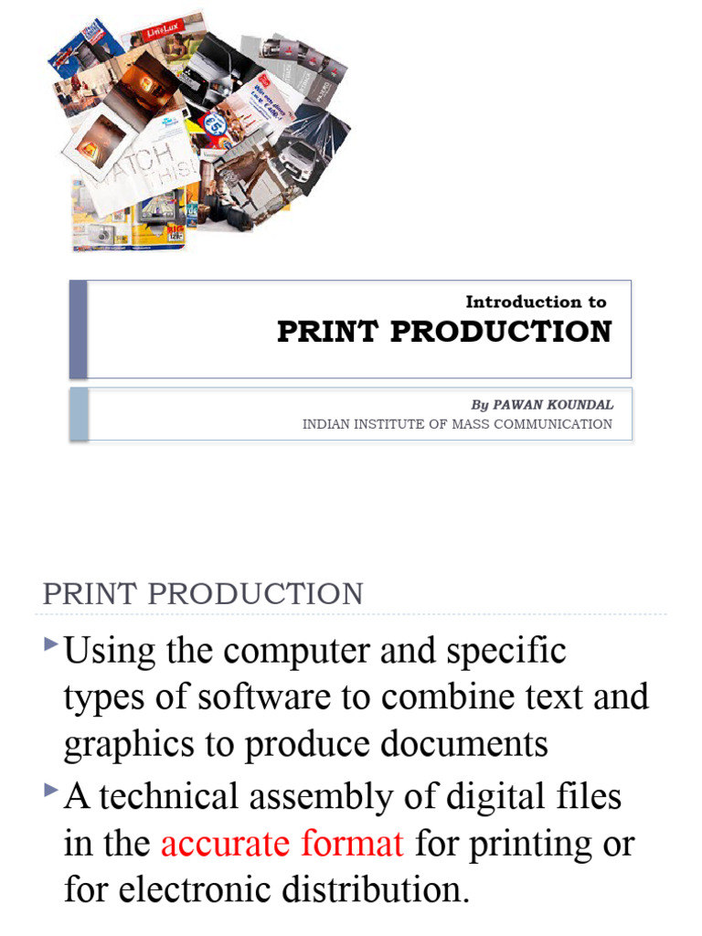 Introduction To Print Production-Revised 2 | PDF | Graphics | Adobe In ...