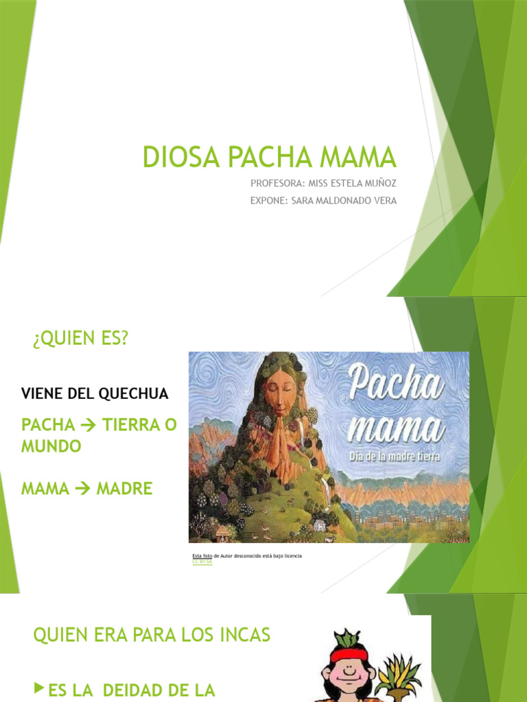 Diosa Pacha Mama Sara Maldonado | PDF