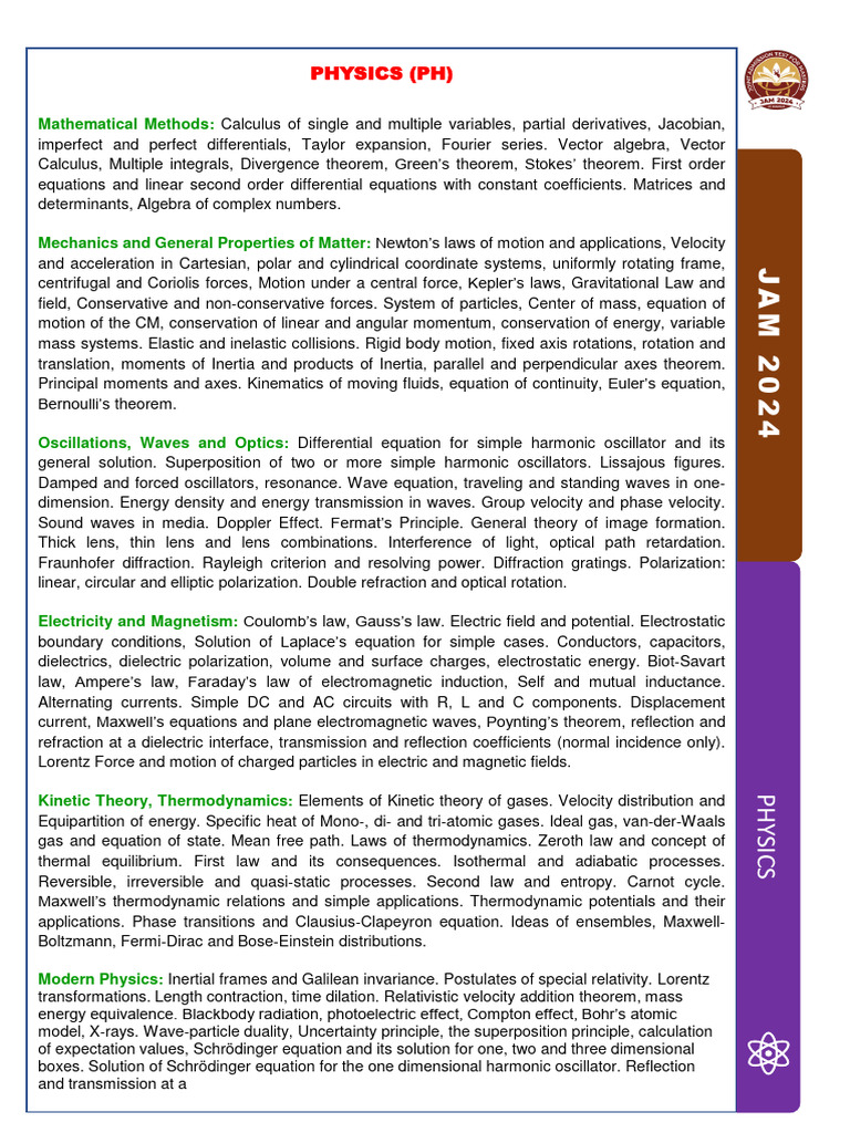 Comprehensive Physics Topics Guide | PDF | Rotation Around A Fixed Axis ...