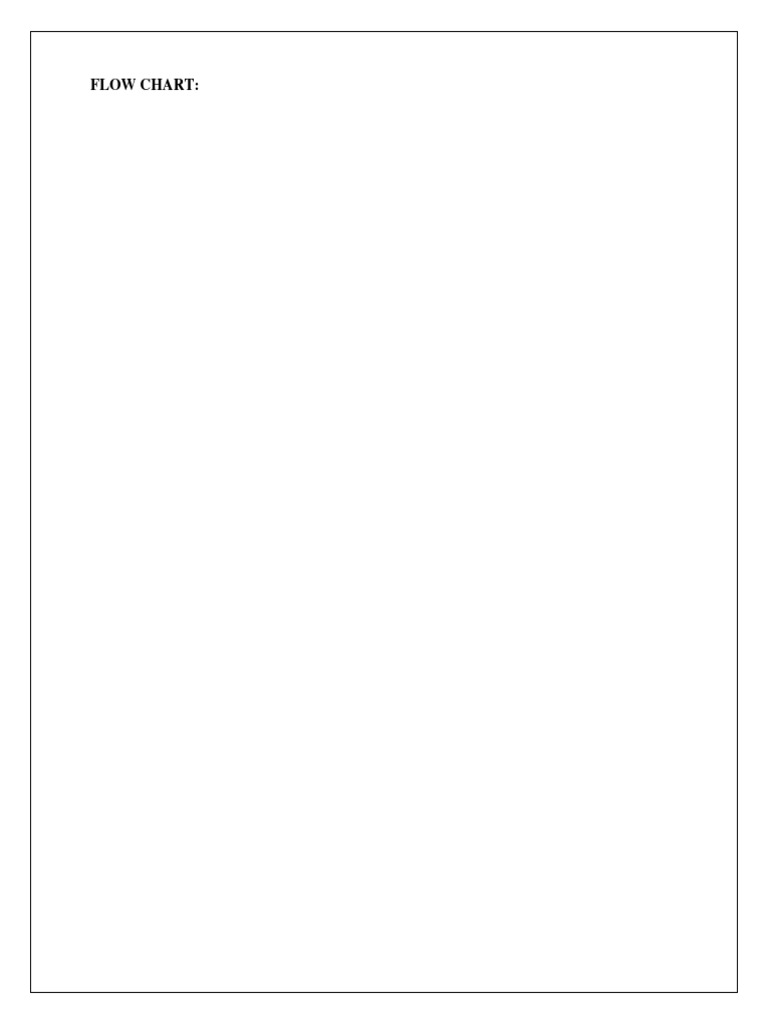 Flow Chart | PDF | Scheduling (Computing) | Queue (Abstract Data Type)