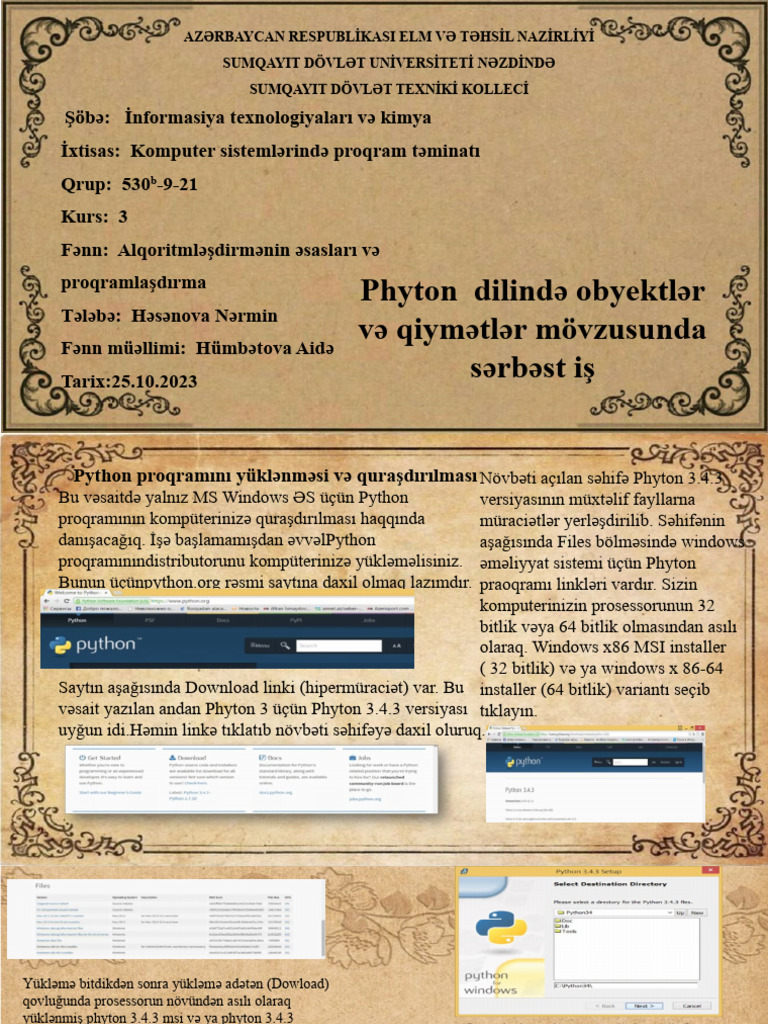 Alqoritm Slayd Nərmin | PDF