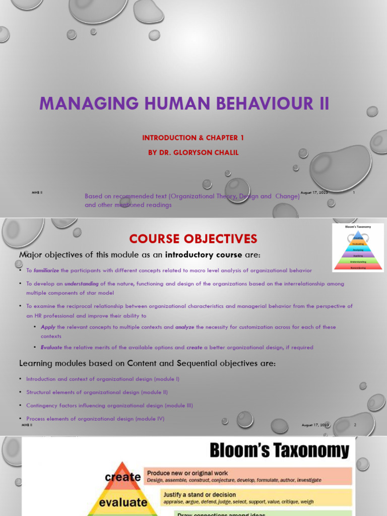Introduction CH 1 | PDF | Behavior | Design
