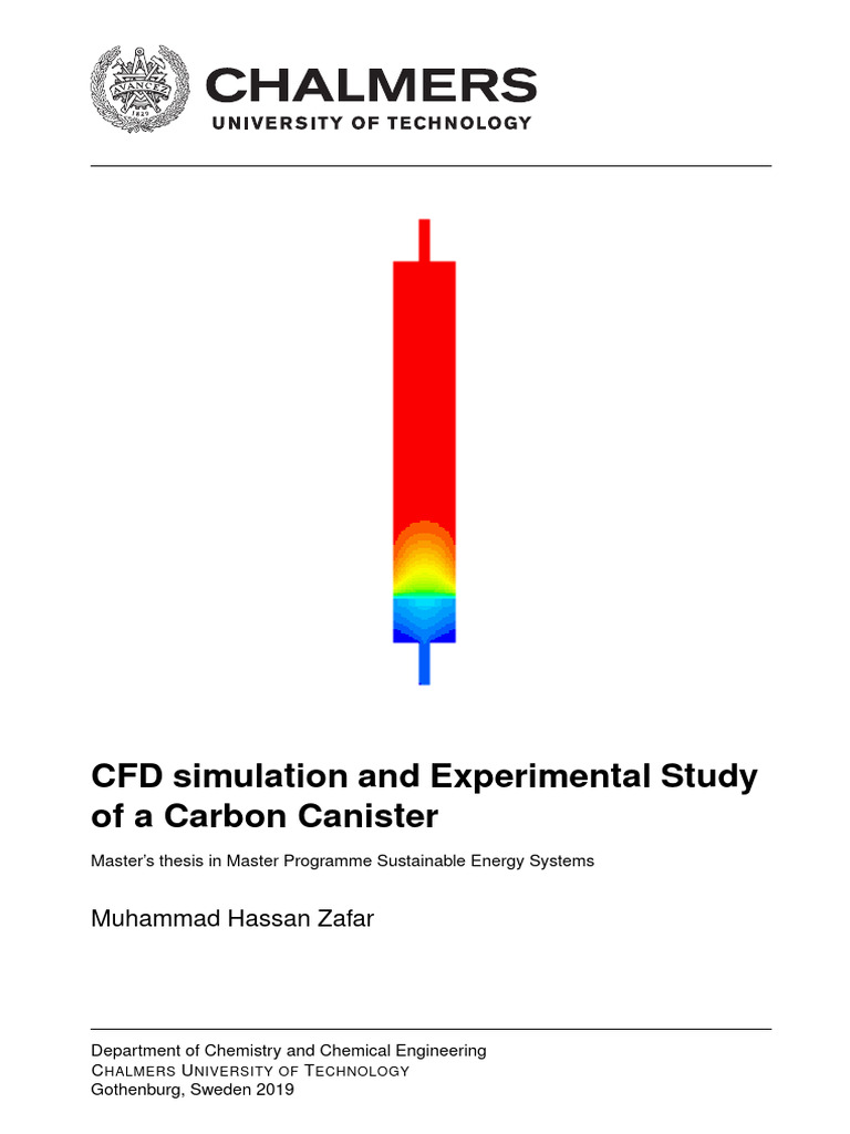 CFD Simulation and Experimental Study of A Carbon Canister: Muhammad ...