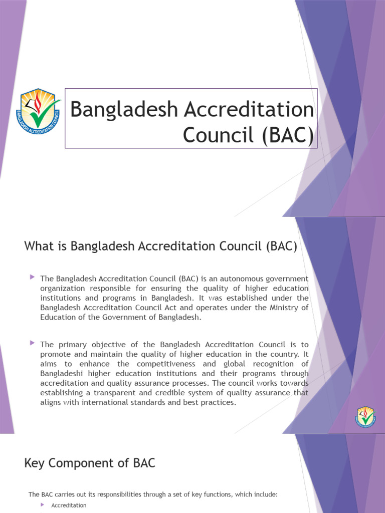 Bangladesh Accreditation Council Overview | PDF | Bangladesh | Quality ...