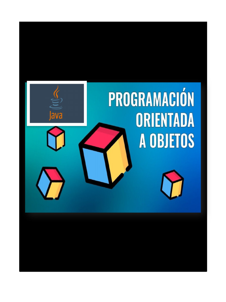 Introducción a la POO: Conceptos Clave | PDF | Java (lenguaje de ...