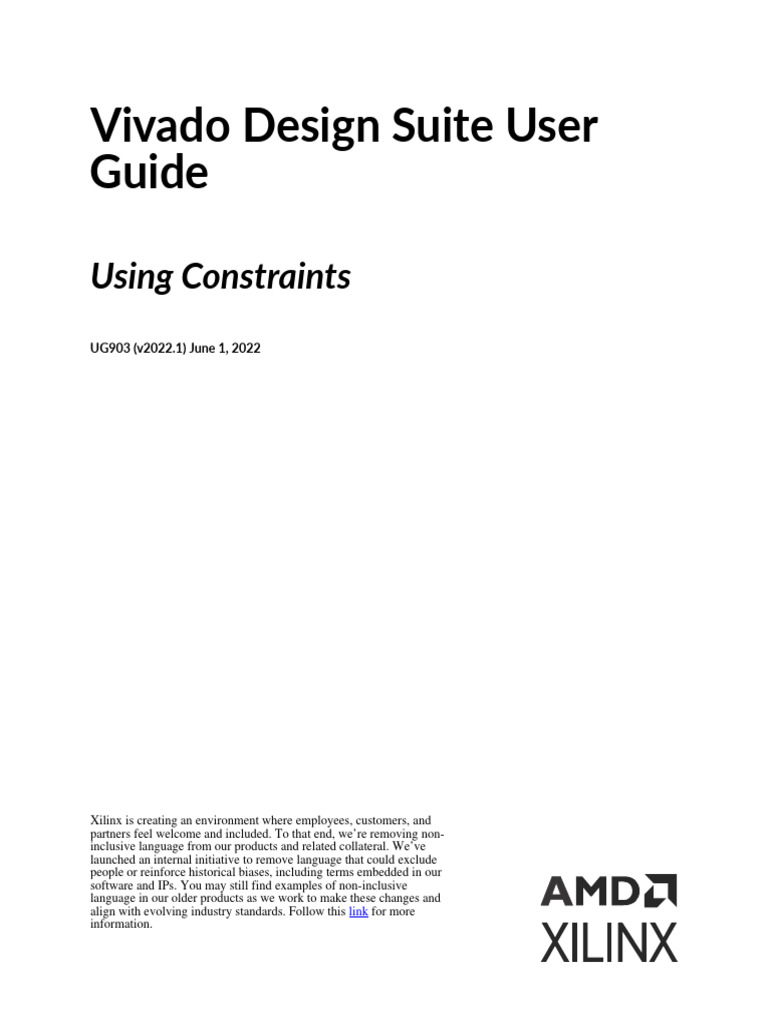 Ug903 Vivado Using Constraints | PDF | Command Line Interface | Computer File