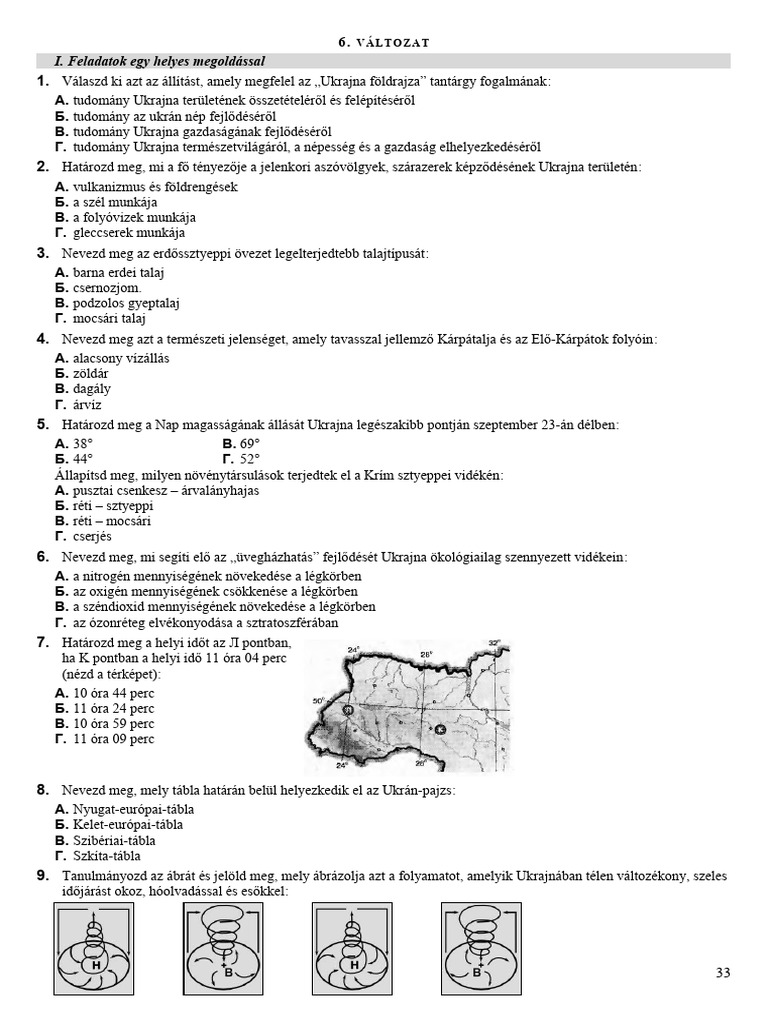 Foldrajz 06 Valtozat | PDF