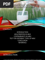 Physical Properties of Milk | PDF | Milk | Density