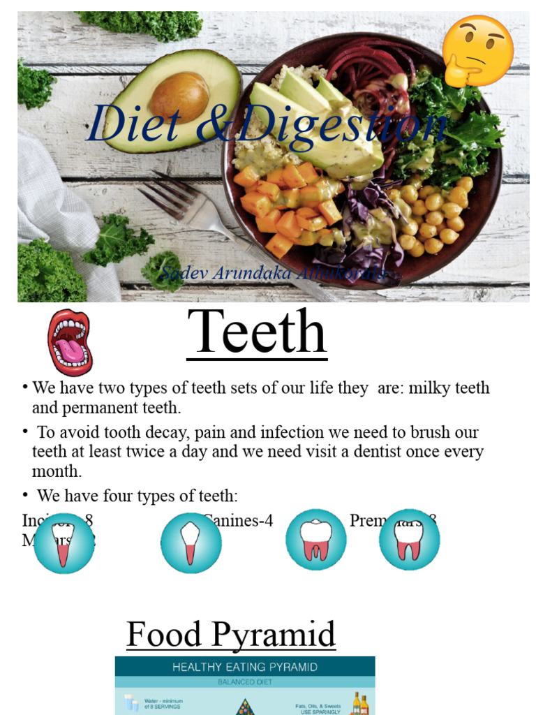 Diet &digestion Powerpoint Presentation Final | PDF