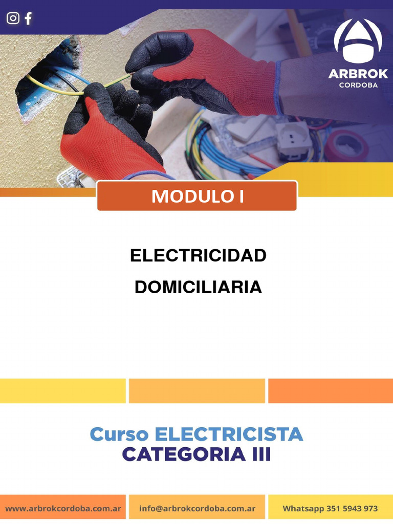 Introducción A La Electricidad Domiciliaria | PDF | Soldadura | Enchufes y tomas de corriente ...