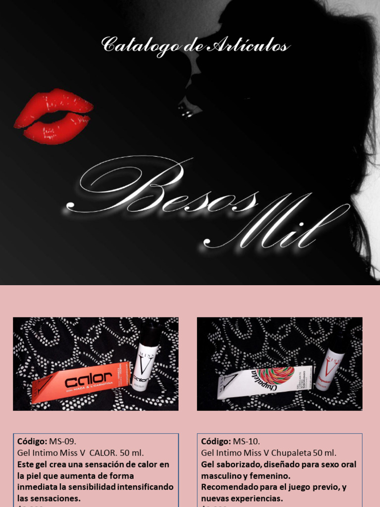 Catalogo de Artículos Besos Mil - 30!09!23 | PDF | Clítoris | Sexo anal