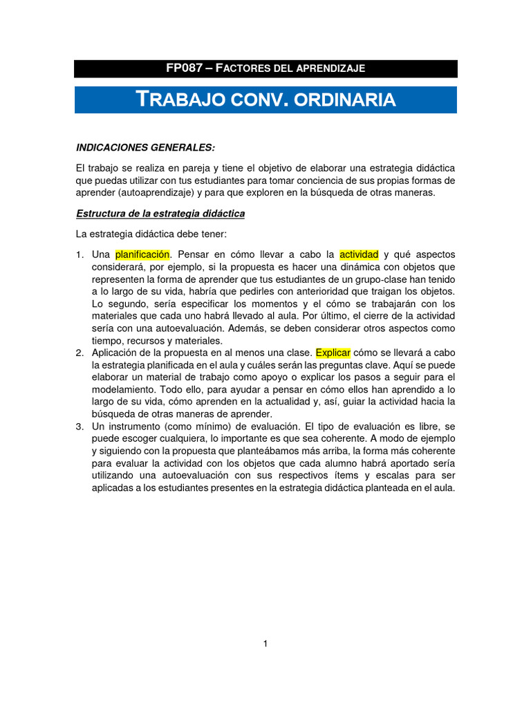 FP 097 | PDF | Evaluación | Aprendizaje