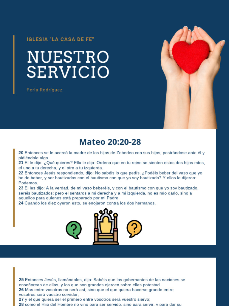 Nuestro Servicio | PDF | Jesús | Bautismo