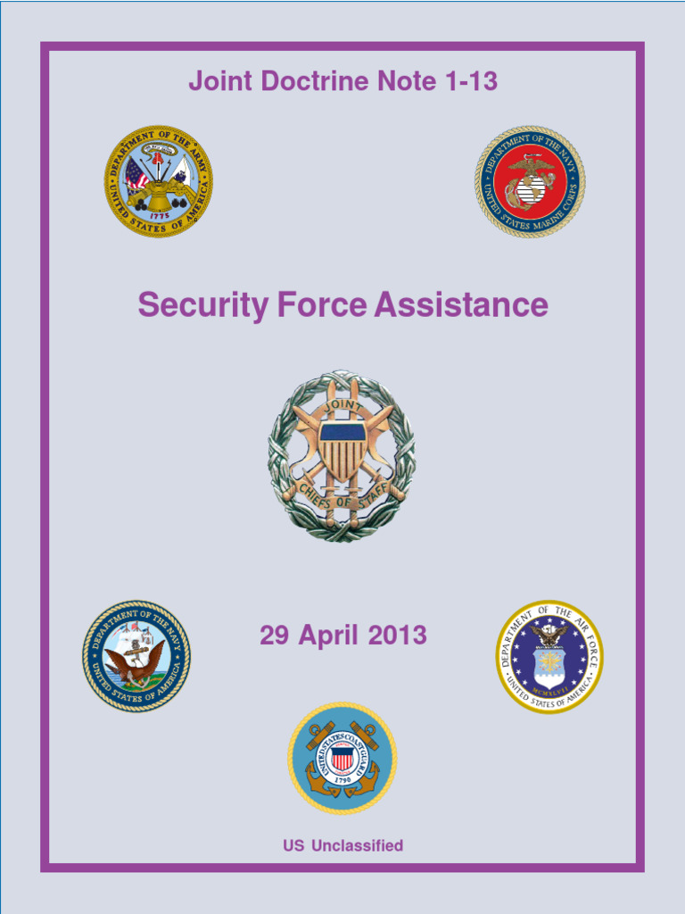 SFA - Joint Doctrine Note 1-13 | PDF | Insurgency | United States ...