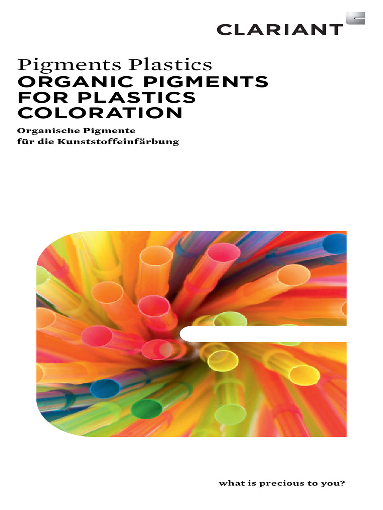 Clariant Brochure Organic Pigments For Plastics Colorations 201505 EN ...