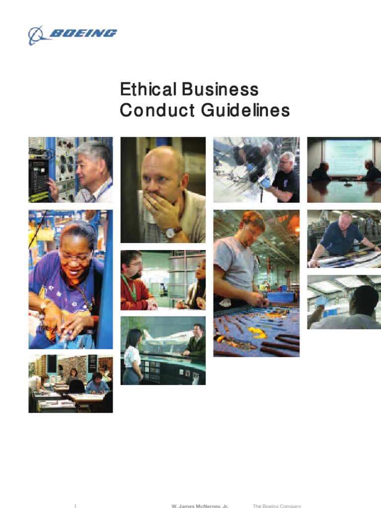 Boeing Ethical Business Conduct Guidelines | PDF | Conflict Of Interest ...