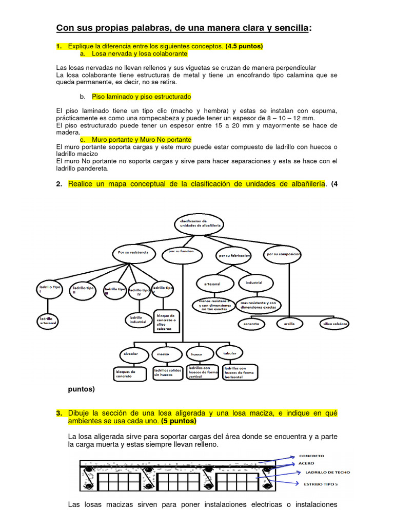 Usmp Construccion 1 pc4 2022-1 | PDF
