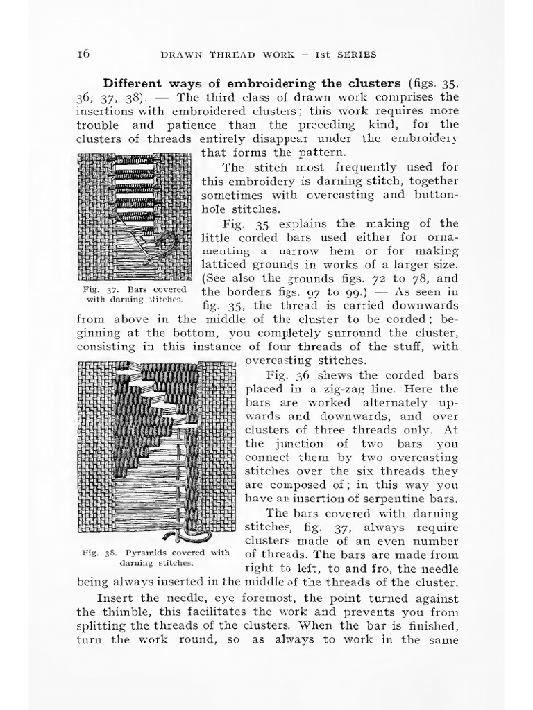 Drawn - Thread - Work - Series1 Darning | PDF